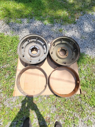 2 Split Combat Wheel Rims & Rings WWII Willys MB Ford GPW Jeep WO-A5549 ...