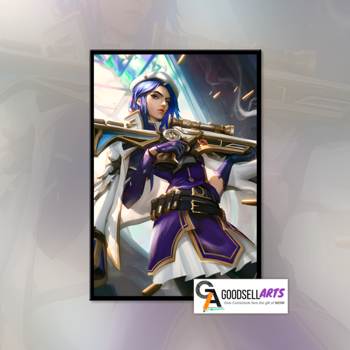 Arcane Caitlyn Poster Print; League of Legends video game poster ...