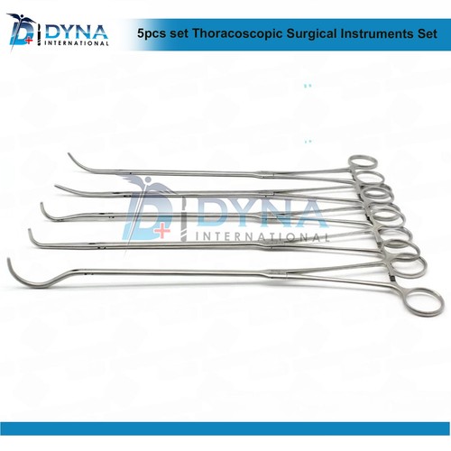 5pcs set Thoracoscopic Surgical Instruments Set | Thoracotomy Tissue ...