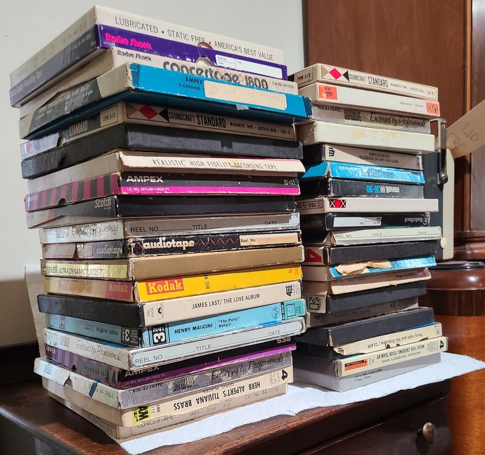 REEL TO REEL 7" TAPES LOT OF 39 | eBay