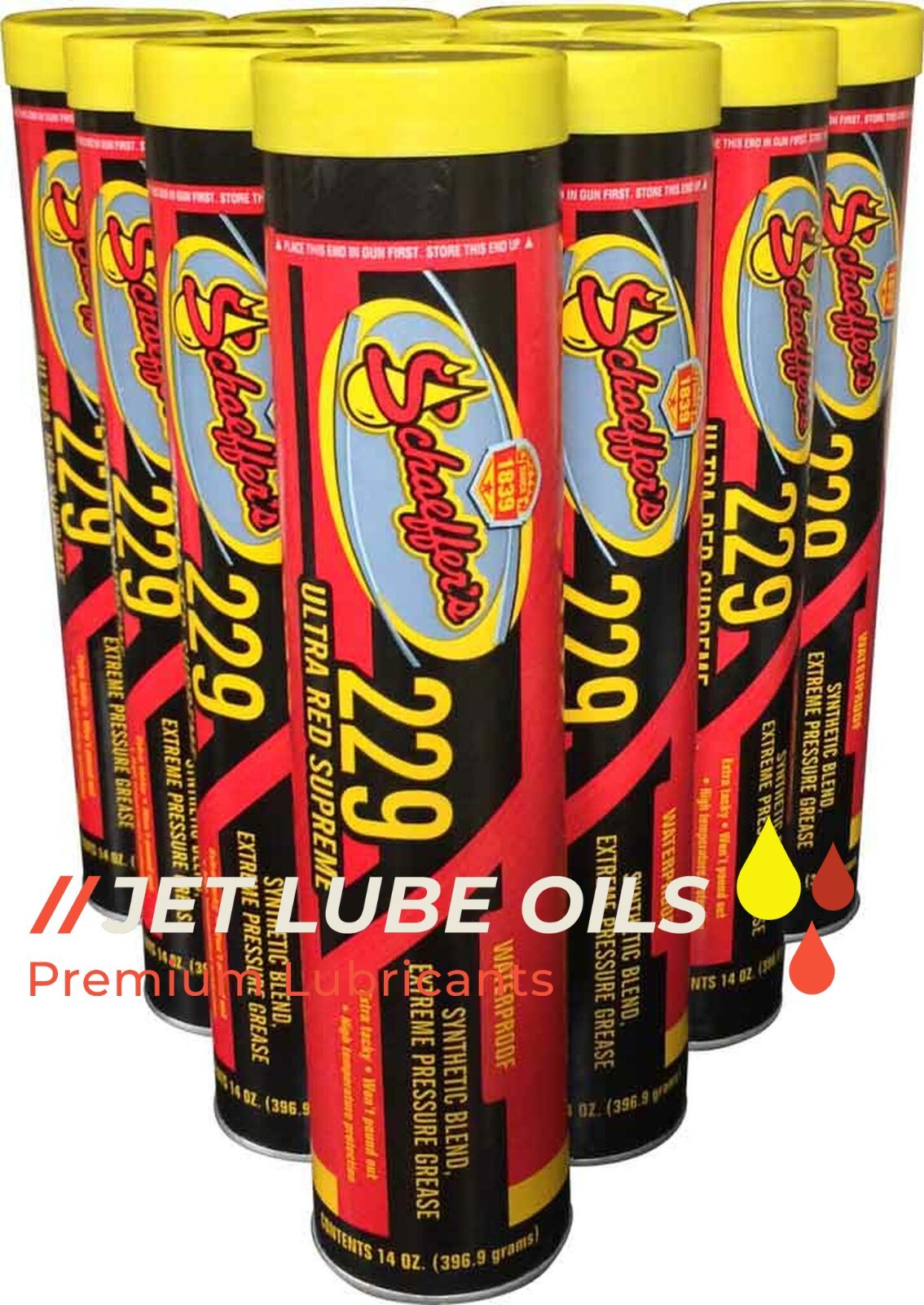 Schaeffer's 229 Ultra Red Supreme Tacky NLGI #2 Grease 10 Tubes | eBay
