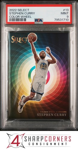 2022 PANINI SELECT COLOR WHEEL PRIZM #13 STEPHEN CURRY PSA 9 | eBay