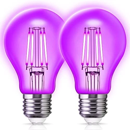Purple Light Bulb Room