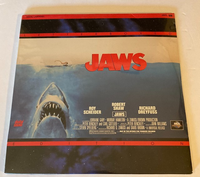 Jaws Laserdisc Letterboxed Edition 2 Discs 1991 for sale online | eBay