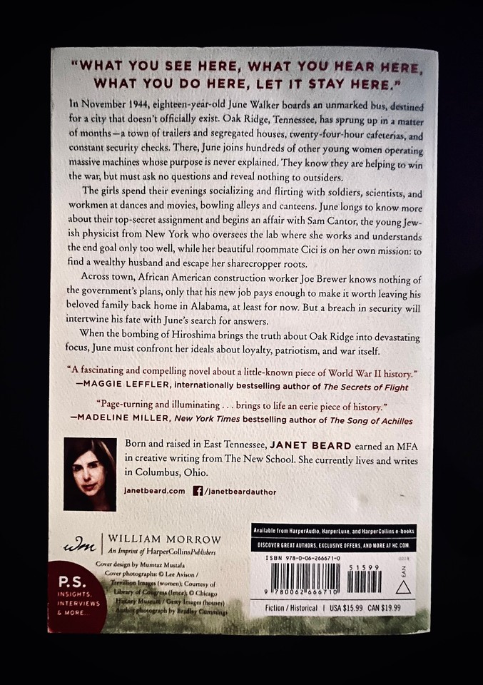 The Atomic City Girls | A Novel by Janet Beard | 2018 *PAPERBACK ...