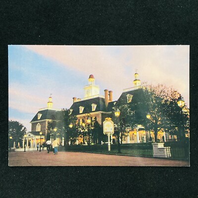 VTG‼ Disney World 1982 Epcot Center American Adventure 4"x6" Postcard ...
