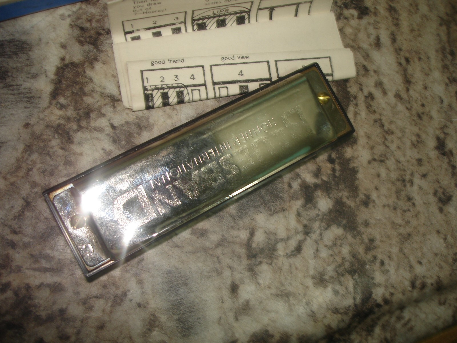 Honer International Blues Band Harmonica wind musical instrument in box ...