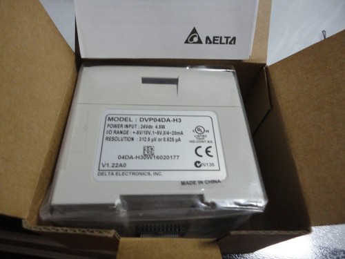 DVP04DA-H3 Delta EH3 Series PLC Analog Module AO 4 new in box | eBay
