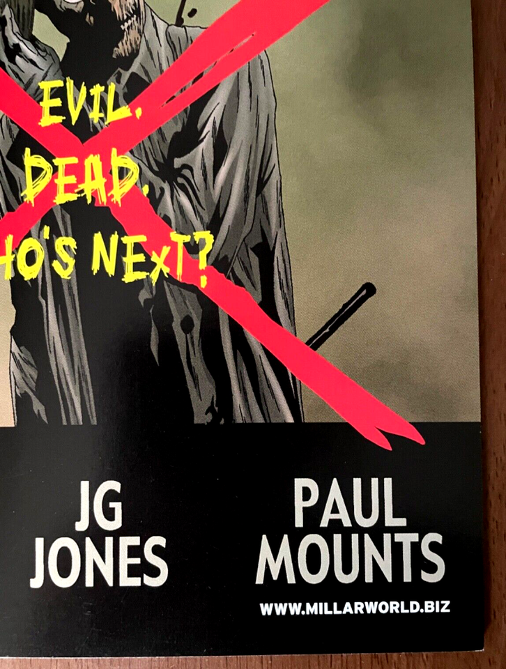 WANTED #6 SIGNED JG Jones **ULTRA RARE!** Variant, MINT, Mark Millar ...