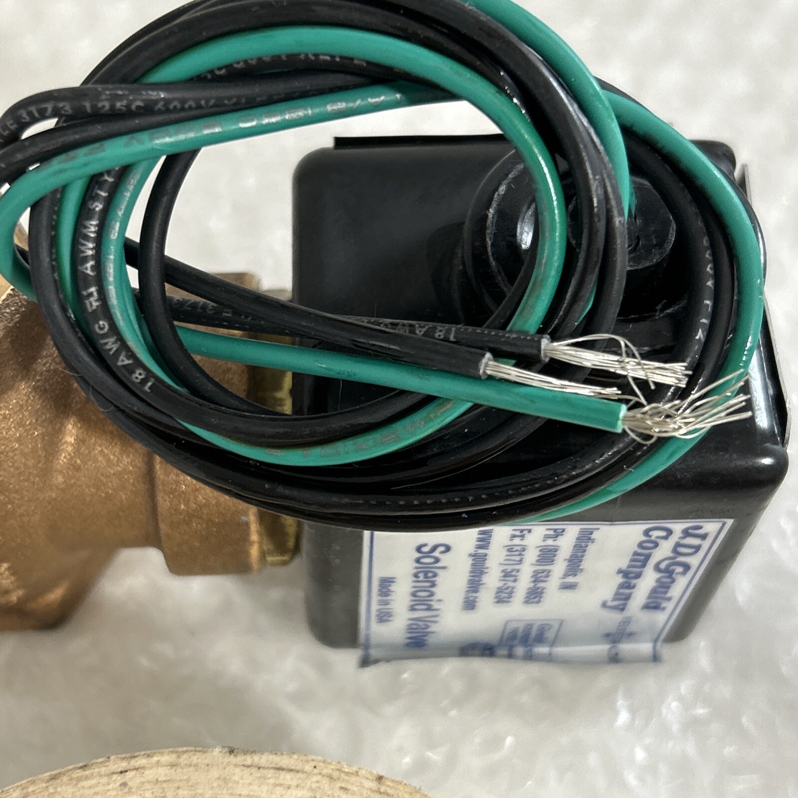 J.D GOULD COMPANY M4-3V SOLENOID VALVE 5-125 PSI FAST SHIPPING ...