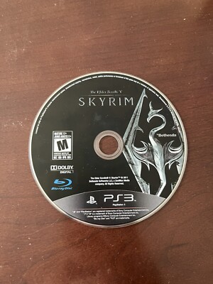 The Elder Scrolls V: Skyrim (PlayStation 3, 2011) VG PS3 Disc Only ...
