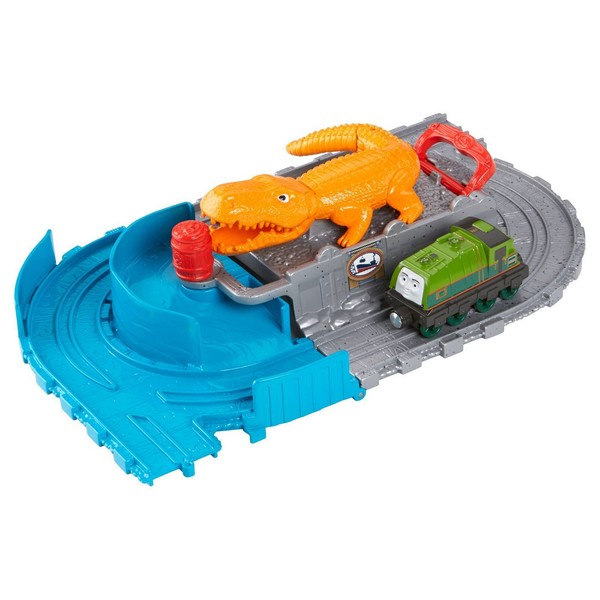Fisher Thomas The Train Talk Machine Alligator Chase Chomp Trackmaster ...