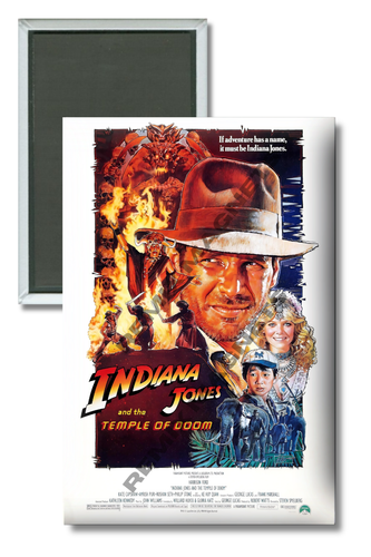 Indiana Jones and the Temple of Doom Movie Poster 2" x 3" Refrigerator ...