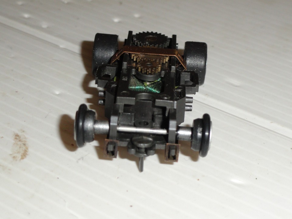 Aurora AFX Magna-Traction Mean Green HO Slot CHASSIS | eBay