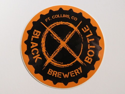 Beer STICKER ~*~ BLACK BOTTLE Brewing Company ~*~ Ft Collins, COLORADO ...