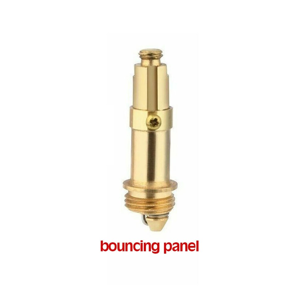 2x Basin Sink Bath M8 Replacement Waste Pop Up Click Clack Push Button ...