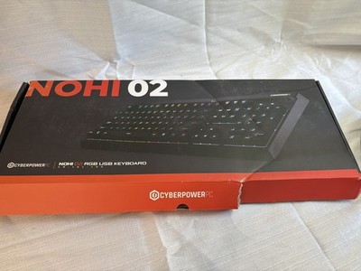 Cyberpower NOHI 02 RGB USB Keyboard Kb-161-104 | eBay