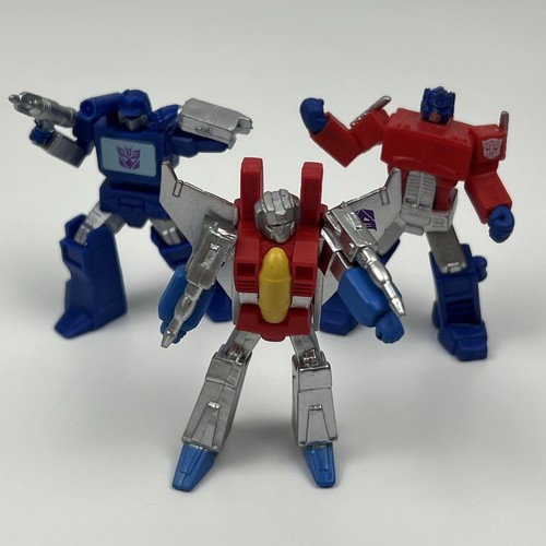 Transformers Mini Figures Set of 3 Hasbro 2022 Cake Toppers 2.5 ...