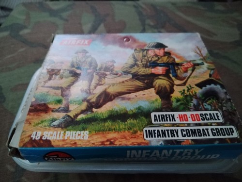 Airfix British infantry Combat Group 1962 48 Pieces S3-89 HO boxed ...