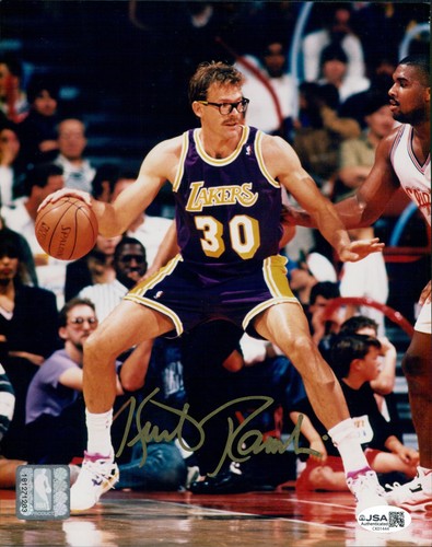 Kurt Rambis Los Angeles Lakers Signed 8x10 Glossy Photo JSA ...