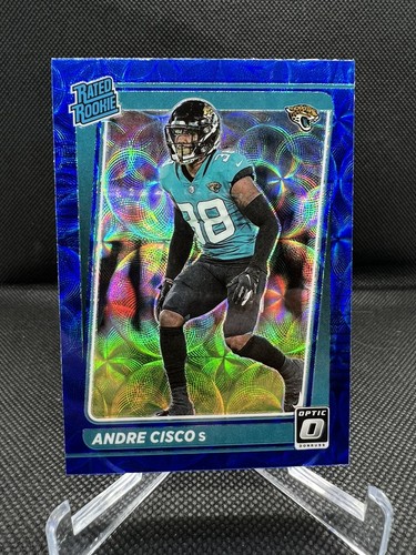2021 Optic Football Andre Cisco BLUE Scope Rated Rookie #278 Panini ...