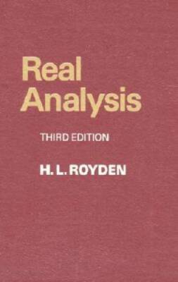 Real Analysis, 3rd Edition - Hardcover By Royden, Halsey - GOOD ...