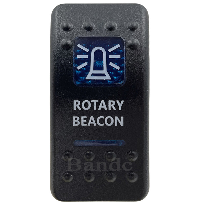 Blue Led Printed Rocker Switch Button For Car Marine Boat 12V ARB Style ...