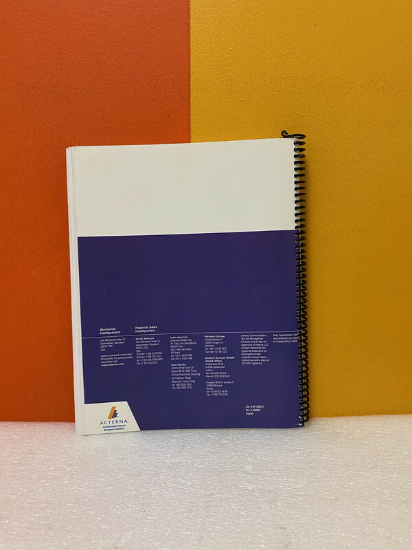 Actema FireBerd 8000 Data Communication Analysis Module User's Guide | eBay