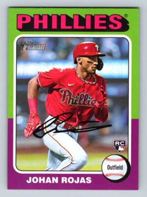 2024 Topps Heritage Image Variations #171 Johan Rojas RC 1:65 PACKS | eBay