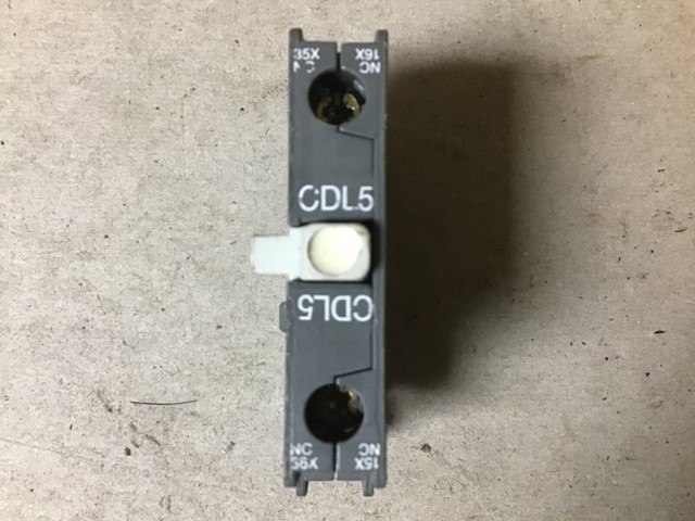 ABB Cdl5-01 Auxiliary Contact Block Kmgm for sale online | eBay