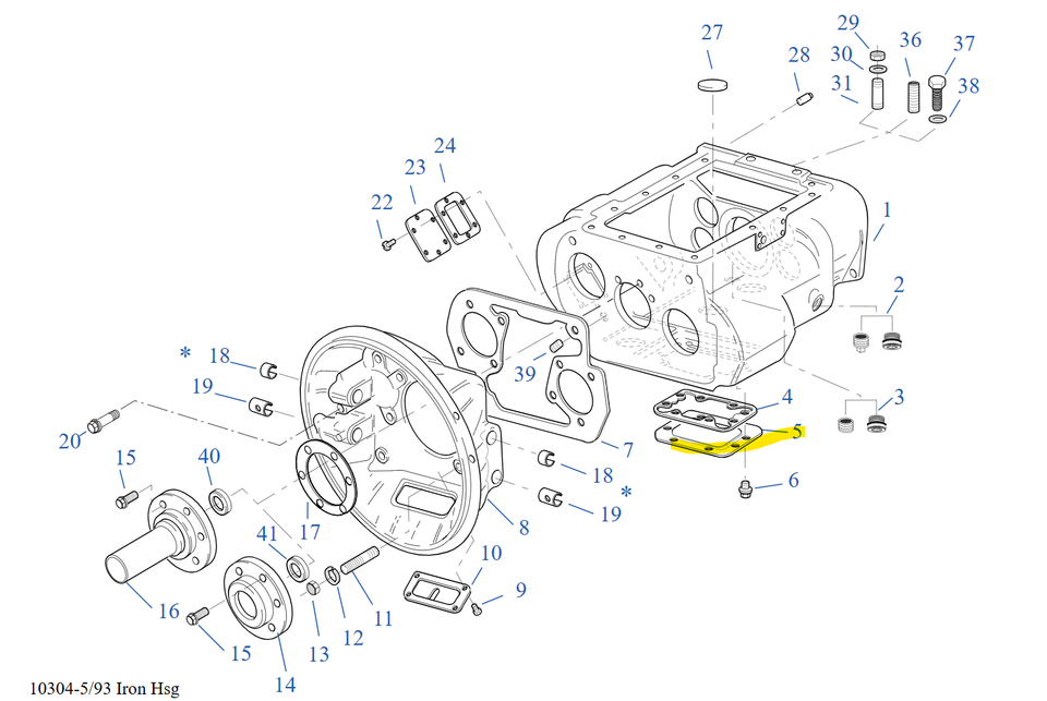 4302809 & 4305310 New Genuine Eaton Fuller PTO COVER & GASKET - OEM | eBay