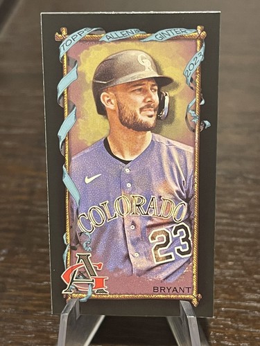 2023 Topps Allen & Ginter - Kris Bryant #180 Mini Black Bordered for ...