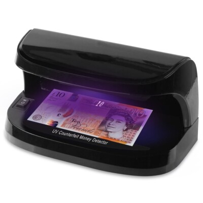 UV LED Counterfeit Fake Bank Note Forgery Detector Banknote Checker ...