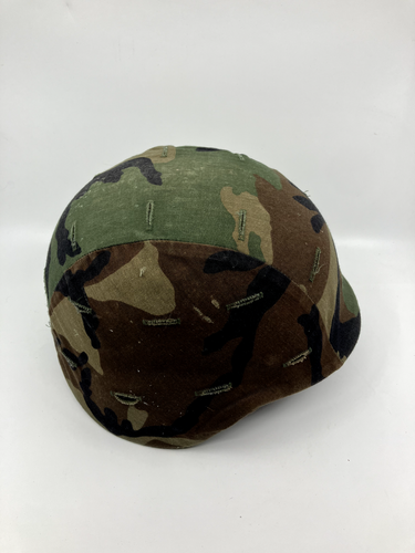 USGI PASGT Helmet Made w/Kevlar Level IIIA 1983-2003 w/ K-Pot Woodland ...