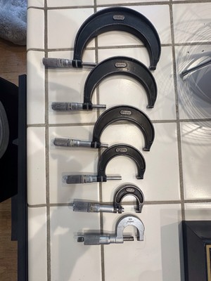 Starrett No. 436 Micrometer Set 0-6 Inch | eBay