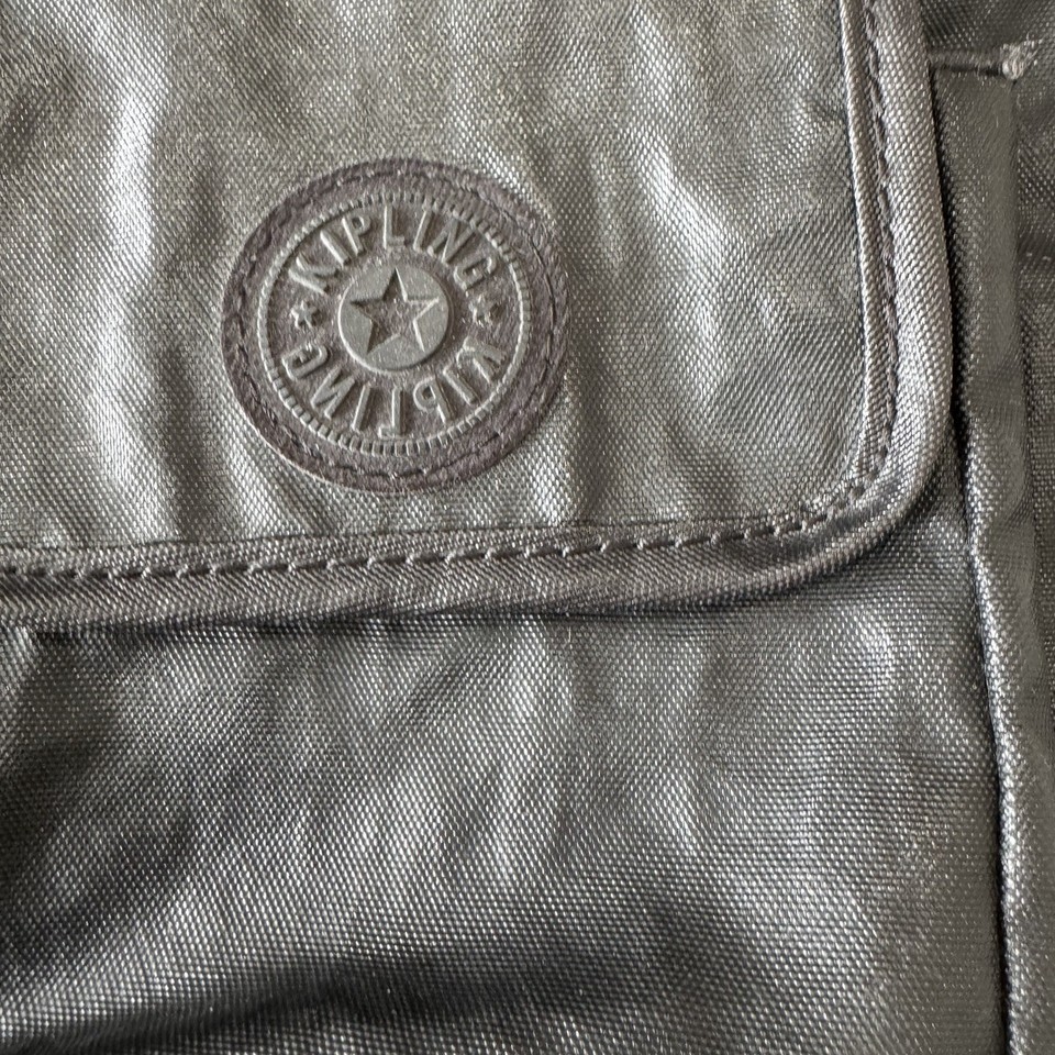 Kipling Johanna Tote Bag Purse Black Nylon Messenger Bag Joslyn | eBay