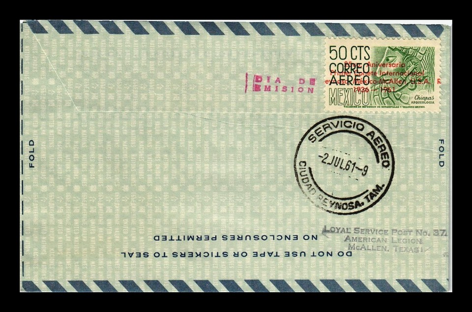 DR JIM STAMPS US COVER ROCKET MAIL 25TH ANNIVERSARY ROCKET 11 NEW YORK ...