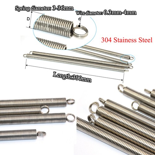 Stainless Steel Expansion Spring Tension Extension Extending Spring ...