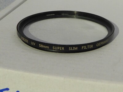 german SUPER SLIM 58MM UV FILTER ULTRA VIOLET FOR SLR DSLR CAMERAS ...