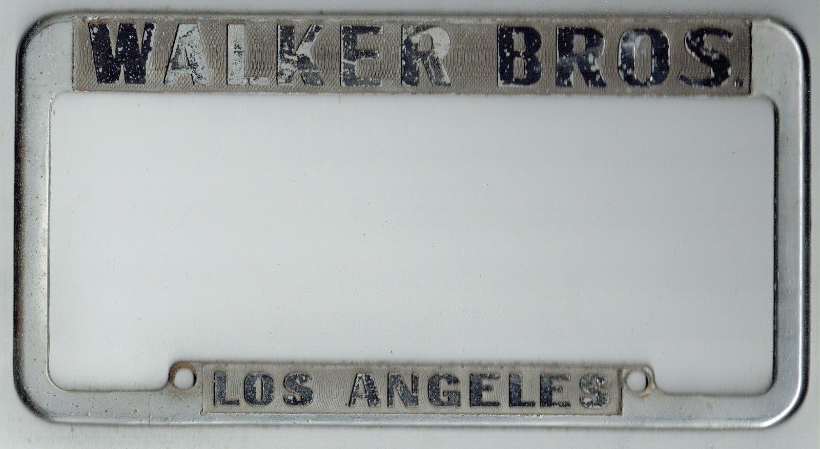 Los Angeles California Walker Bros. Jeep AMC Vintage Dealer License ...