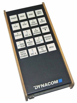 【RARE】Vintage Dynacom Premium Wood Trim IR Remote Control w 3.5mm Jack ...
