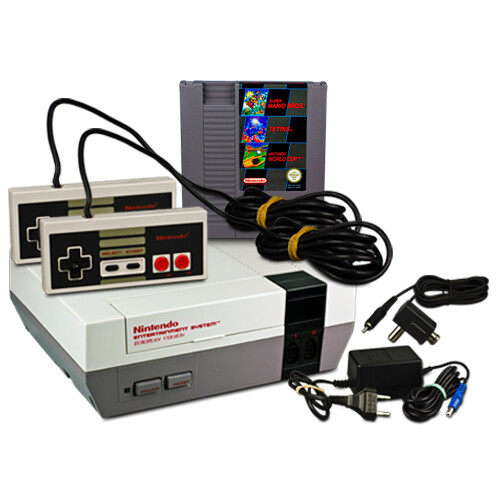 NES Konsole + 2 Controller + Kabel + Spiel 3 in 1 - Nintendo Es 454963142 | eBay