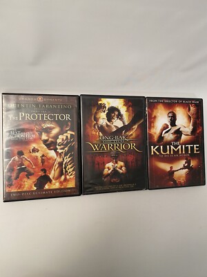 3 DVD lot martial arts kung fu Kumite Die Honor Protector, Ong-bak Thai ...