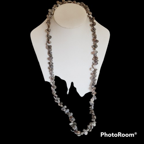 Vintage Snail Shell Necklace, Tiny Snail Shells strung to make a 36 ...