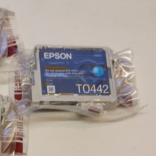 1x EPSON Tintenpatrone Inkjet T0442 CYAN stylus 64 66 84 3600 6400 | eBay.de
