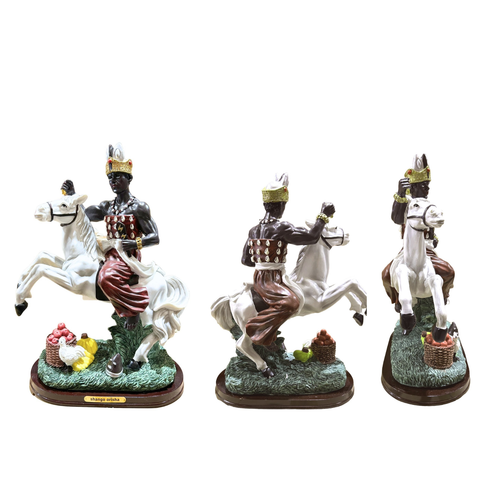 Shango Orisha Figurine 8" White Horse Chango Statue African God of ...