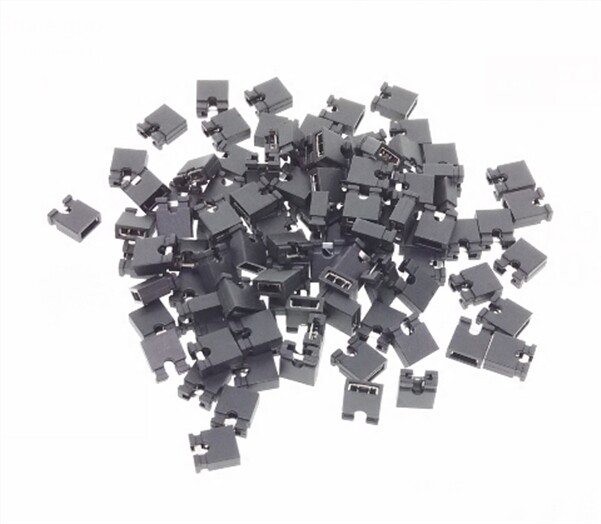 100Pcs Mini Micro Jumper Shunts Header For 2.54 Mm Ic New gc | eBay