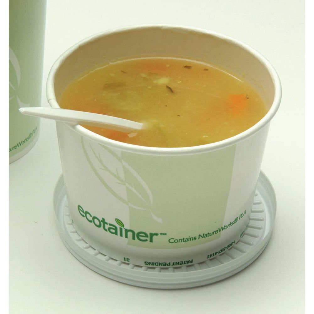 Graphic Packaging 116408013 16 oz Ecotainer To Go White Paper Soup ...