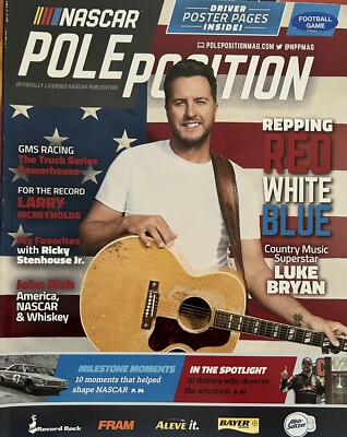 POLE POSITION Magazine (June/July 2021) LUKE BRYAN - NASCAR | eBay
