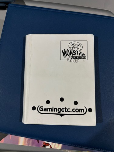 Monster Protector 4-Pocket White Side Loading Yugioh Card Pokemon ...